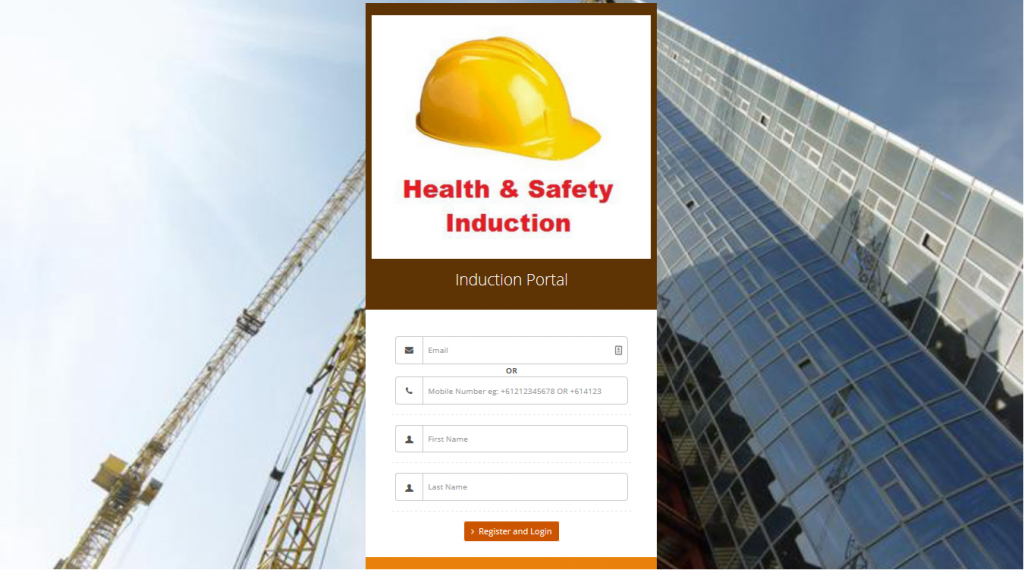 Construction online induction - Online Induction Training Software
