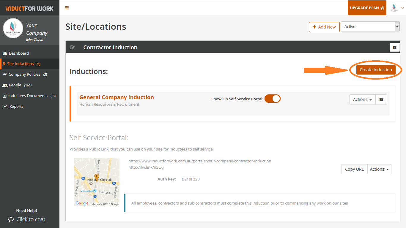 3-c Creating new online inductions using samples - Induct For Work Aus