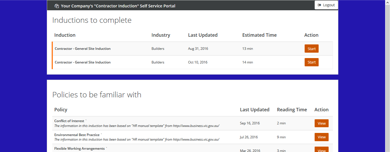 3-a Using an online editor - Induct For Work Australia | Online Training