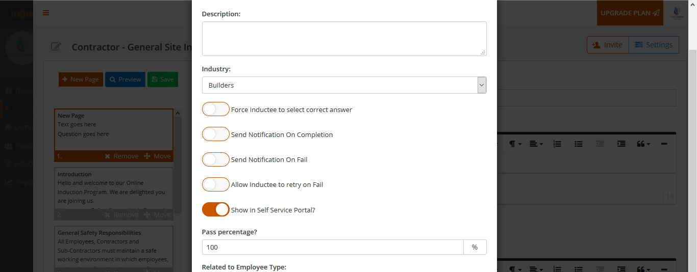3-a Using an online editor - Induct For Work Australia | Online Training