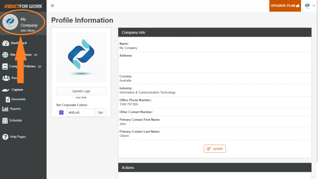 1 Account setup overview - Induct For Work Australia